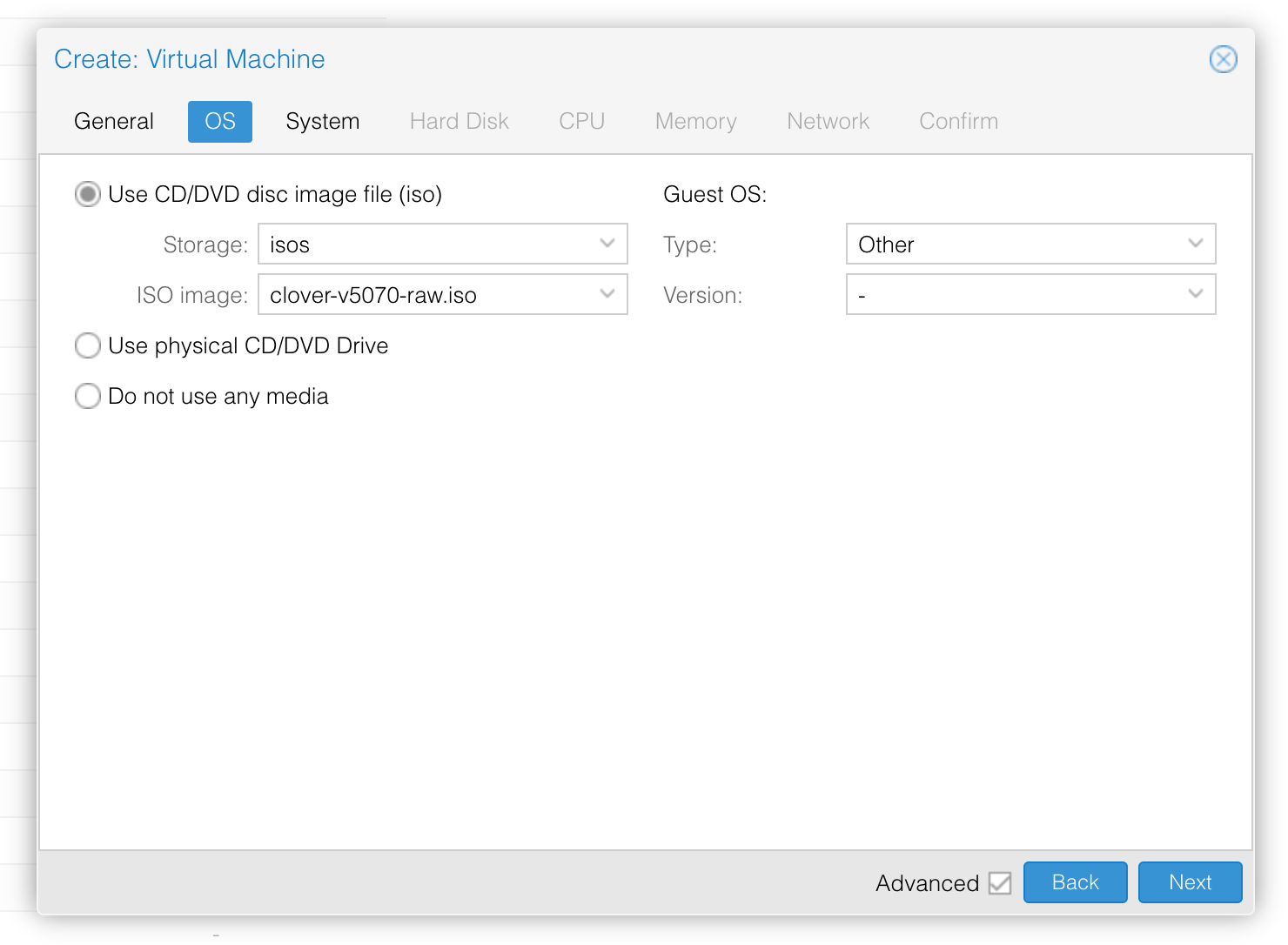 Installing Macos Catalina 1015 On Proxmox 6 Using Clover Nicholas