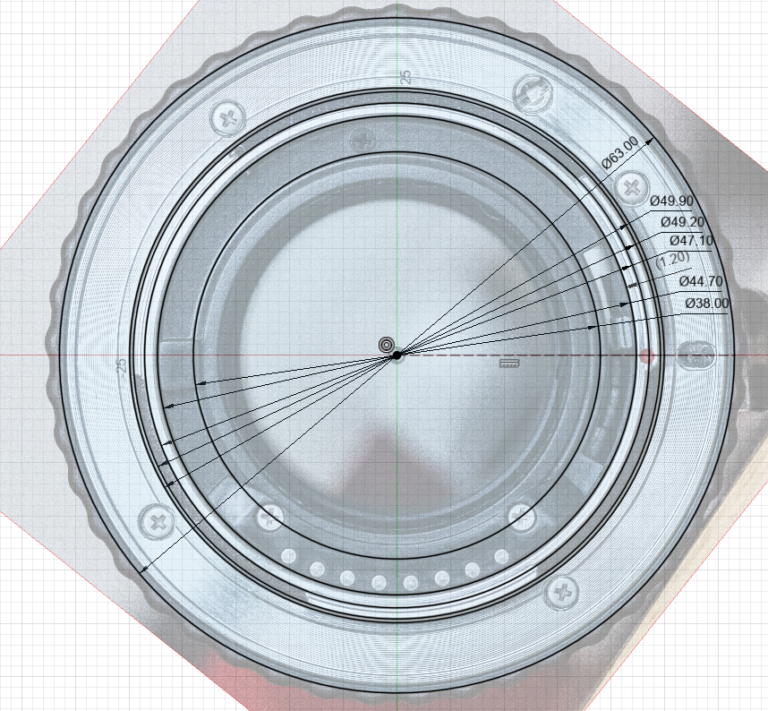 Reverse-engineering lens mounts for 3D printing – Nicholas Sherlock